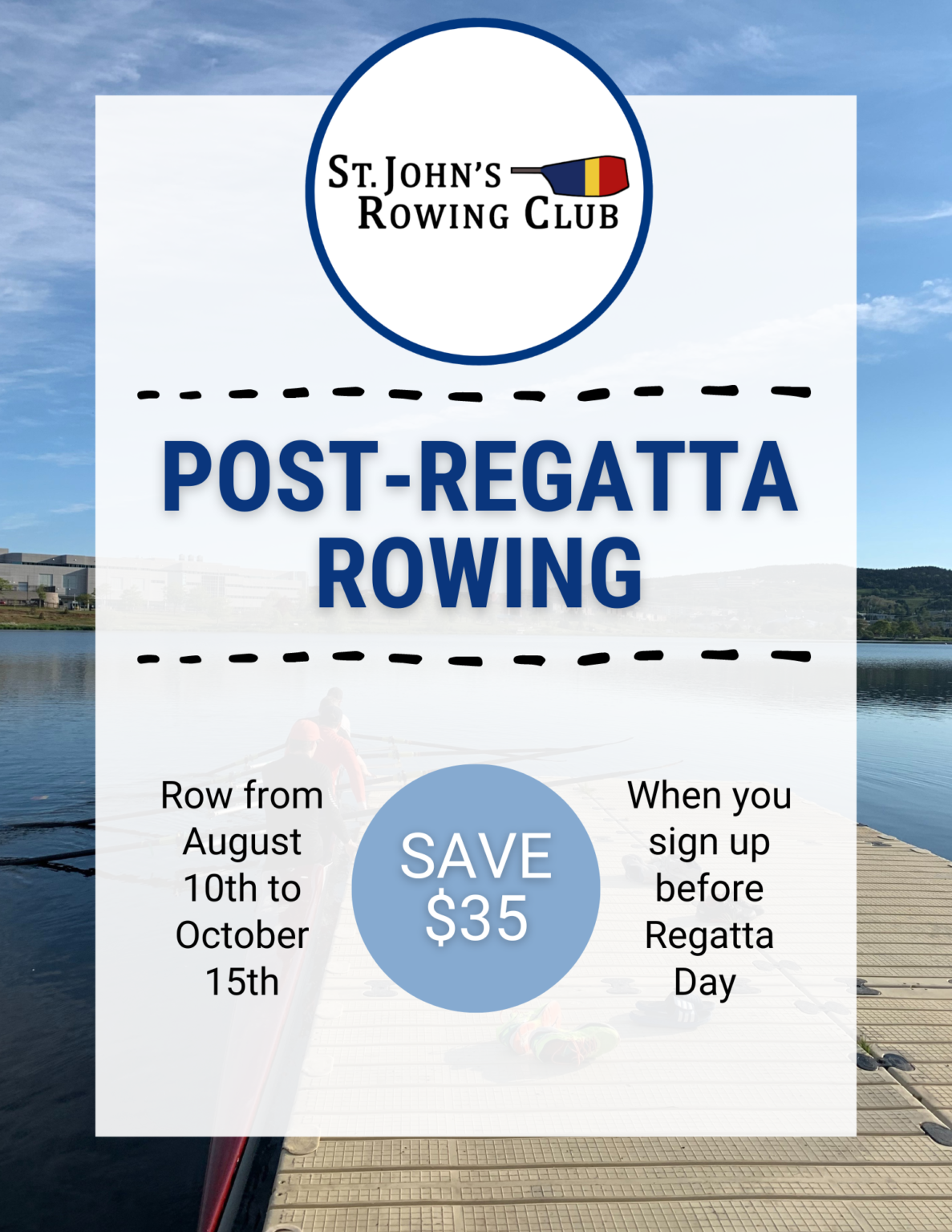 Post-Regatta Rowing Season – St. John’s Rowing Club